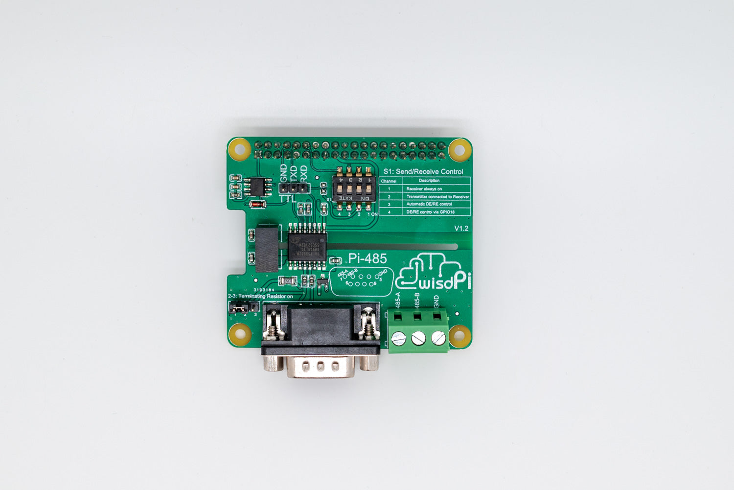 PI-485 | RS485 HAT for Raspberry Pi – WisdPi